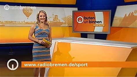 Jenny Stadelmann In ‘buten Un Binnen Sportblitz‘ Bei Radio Bremen Tv Am