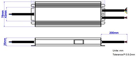 DMX512 Dimmable LED Driver NFC APP Setting LED Lights Connecting Instruction Sheet