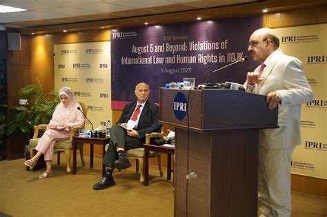 Speakers Call Indias Revocation Of Article 370 A Violation Of Intl Law