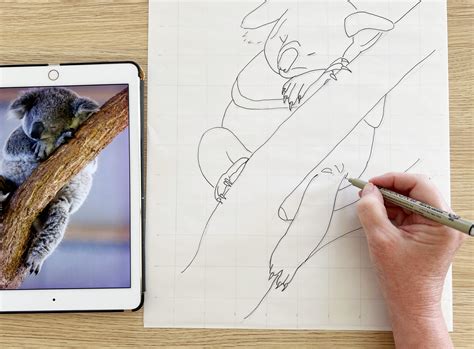 How To Transfer Sketches Using The Grid Method A Step By Step Guide For Watercolour Artists