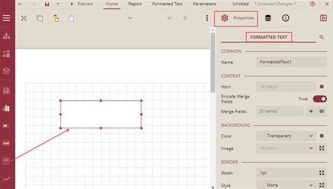 formatted text wyn documentation
