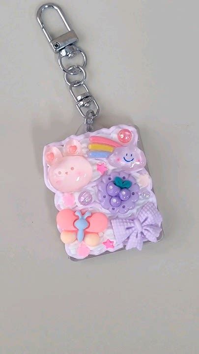 알록달록 데코덴 키링 만들기 데코덴꾸미기 데코덴키링 데코덴 데코덴파츠 Decoden Decodencase