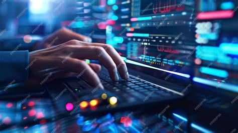 Premium Photo I Am A Computer Programmer Working On Big Data Computer