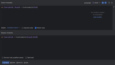 How To Disable Auto Reformat When Performing Structural Replacing In