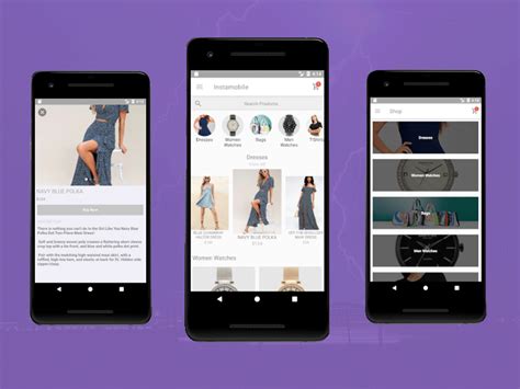 android ecommerce app template kotlin behance