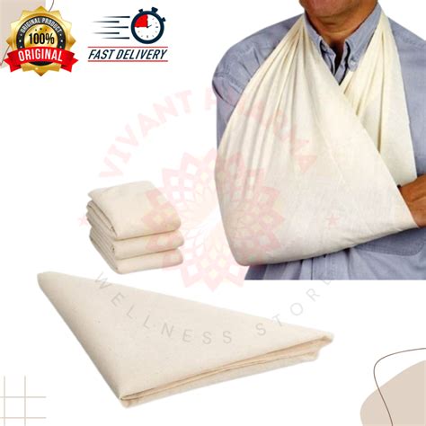 Ready Stock Triangular Bandage 90cmx90cmx127cm 1s Kain Anduh