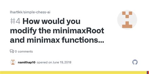 How Would You Modify The MinimaxRoot And Minimax Functions To Turn It