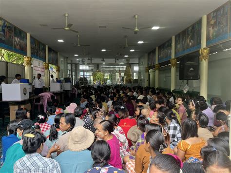 ချမ်းမြသာစည်မြို့နယ်တွင် မဲပေးစက်ဆိုင်ရာအသိပညာပေးလက်တွေ့စမ်းသပ် Information And Public