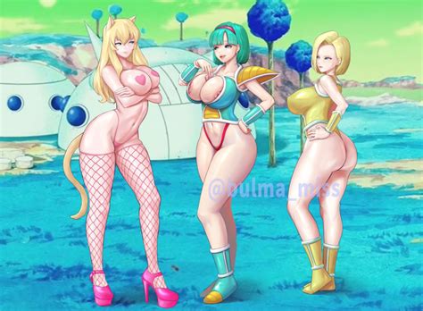 Rule 34 3girls Alternate Costume Amber Maiz Android 18 Artist Request