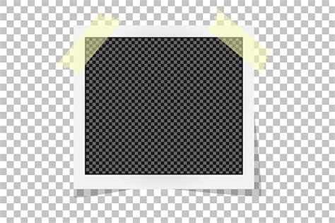 투명 한 배경에 고립 된 그림자와 함께 끈 적 테이프에 사각 프레임 템플릿 벡터 일러스트 레이 션 0명에 대한 스톡 벡터 아트 및 기타 이미지 Istock