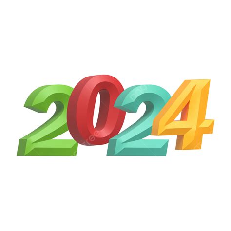 Texto 3d Photo 2024 Calendar