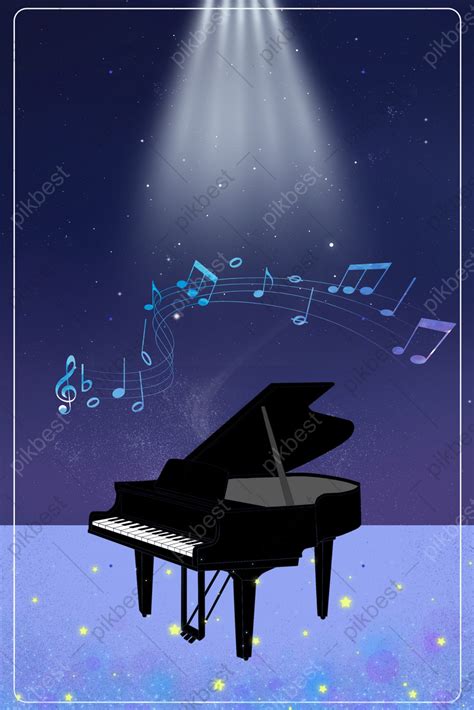 Piano Training Class Enrollment Poster Background Template Backgrounds