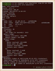 How To Create Snapshots With Lxc Command For LXD NixCraft