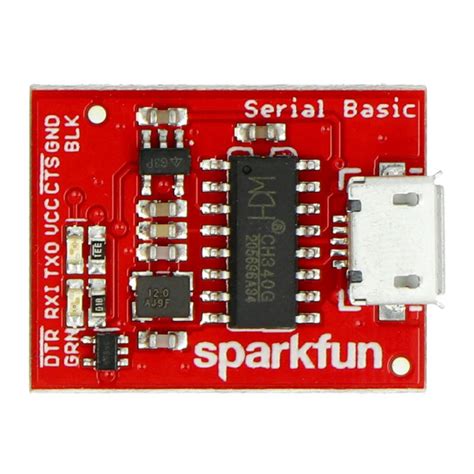 Serial Basic USB UART Konverter CH G MicroUSB Buchse SparkFun DEV Botland