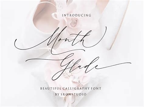 Month Glade Font Free Download And Preview Deefont