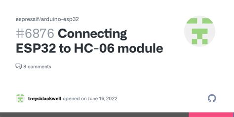 Connecting ESP To HC Module Issue Espressif Arduino Esp GitHub