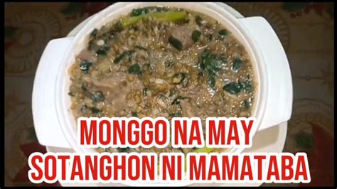 Vlog 464 Monggo Na May Sotanghon Ni Mamataba Youtube