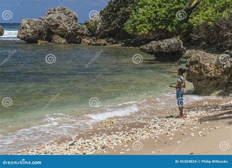 West Indies Beach Girl