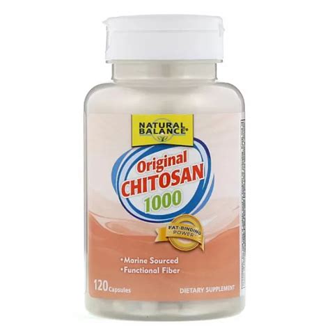 Хитозан для похудения (Original Chitosan) 250 мг 120 капсул Natural ...