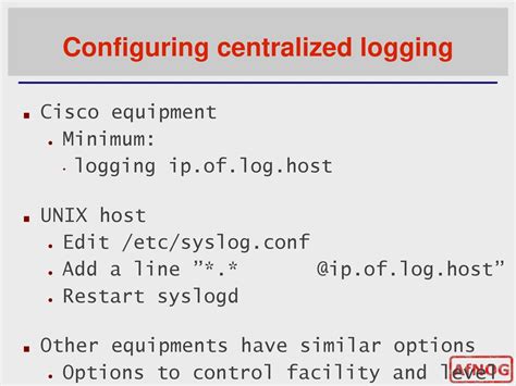 Log Management Afnog 2008 Rabat Morocco Ppt Download