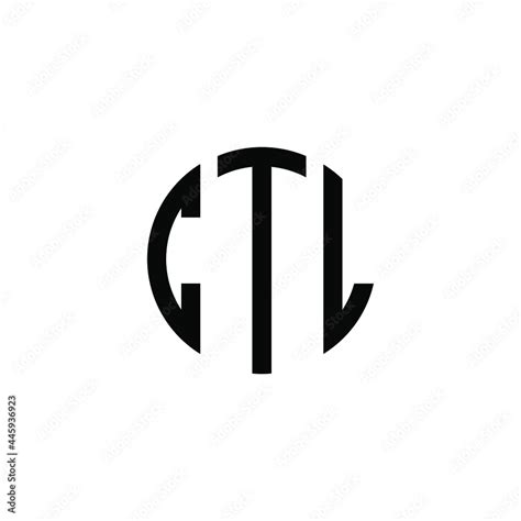 Ctl Letter Logo Design Ctl Letter In Circle Shape Ctl Creative Three Letter Logo Logo With