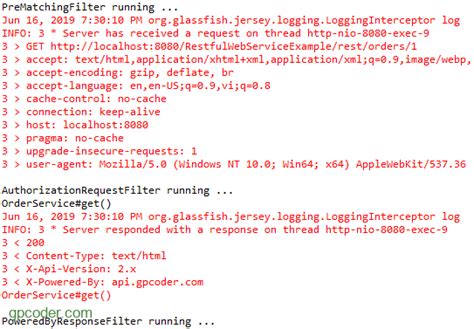 Rest Web Service Filter Và Interceptor Với Jersey 2x P1 Gp Coder
