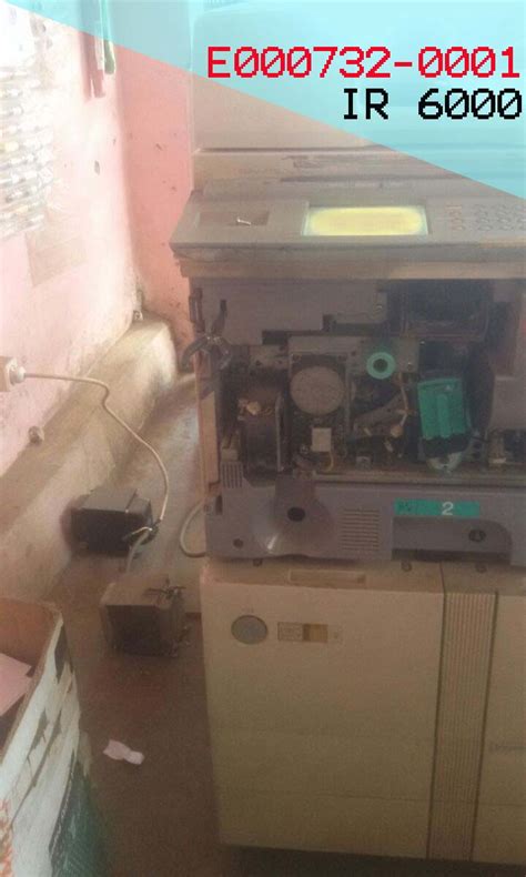 Error E000732 0001 Canon Ir 6000