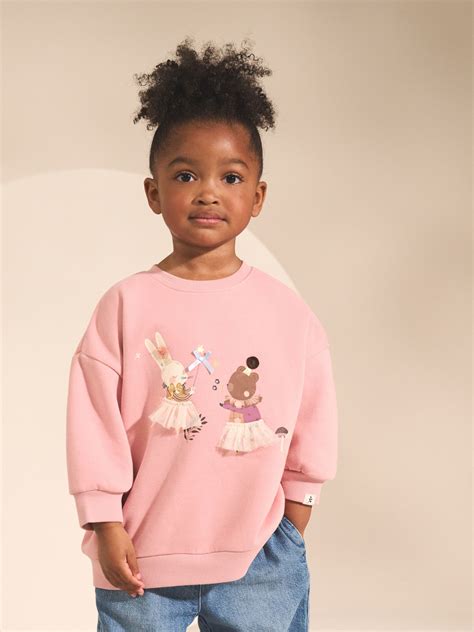 Buy Pink Fairy Characters Crew Neck Sweatshirt 3mths 7yrs From Next