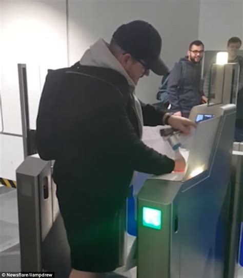 Stag Do Reveller Hands Over Giant Boarding Pass At Airport Daily Mail Online