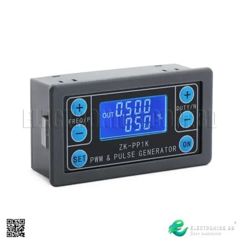ZK PP K LCD PWM Signal Generator Hz KHz Dual Mode Latest Price In Bangladesh BD