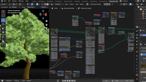 Geotree Procedural Trees In Geometry Nodes 1259 By Katstrand Blender And Cg Discussions