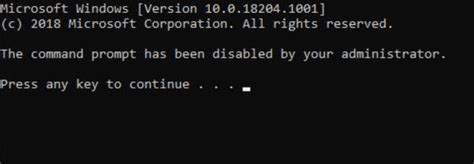 Command Prompt Telah Dinonaktifkan Oleh Administrator Anda Hobi Code