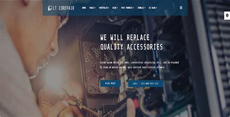Computer Repair Joomla Templates Free Themes Creativetemplate