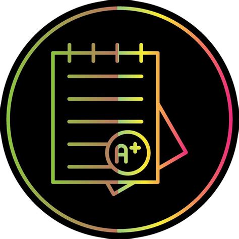 Grades Line Gradient Due Color Icon Design 43809606 Vector Art At Vecteezy