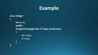Constructor And Types Of Constructors Pptx Programming Languages Computing