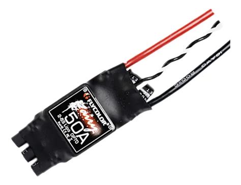 Flycolor 50a Esc 2 6s Sin Escobillas Con Opto Bec Para Rc F4 Cuotas Sin Interés