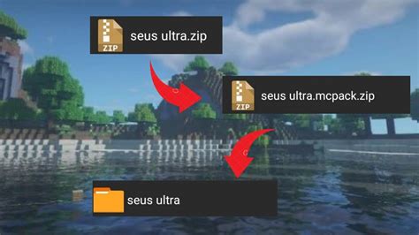 How To Convert Zip File To Mcpack Youtube