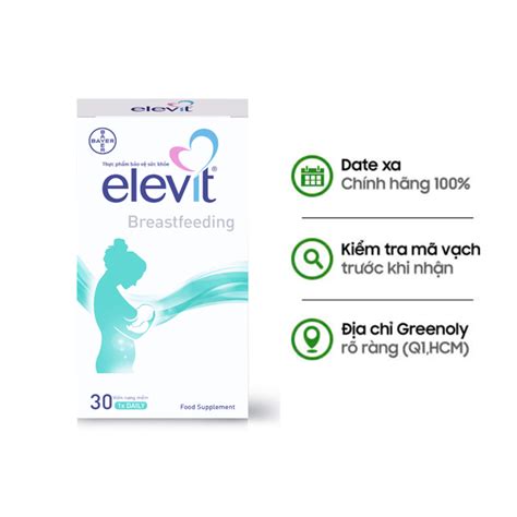 Elevit Viên Uống Bổ Sung Vitamin Tổng Hợp Mẹ Bầu Cho Bé Ti Breastfeedi