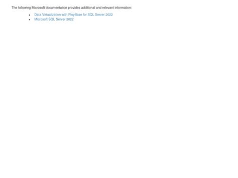 Microsoft Documentation Design Guide—data Analytics With Sql Server
