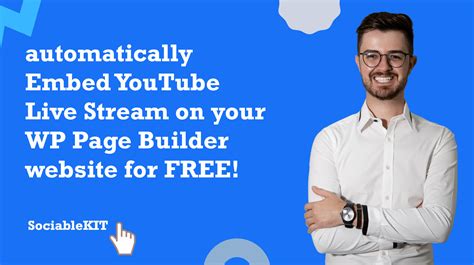 How To Automatically Embed Youtube Live Stream On Your Wp Page Builder Website For Free
