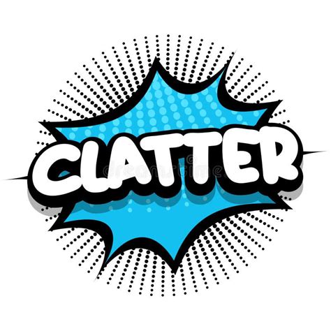 Clatter Comic Book Explosion Bubble Vector Illustration Stock Vector Illustration Of Coupon