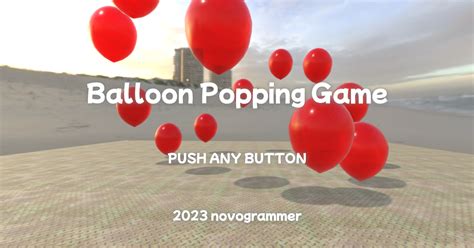 balloon popping game