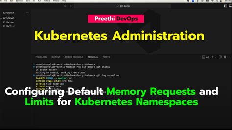 configuring default memory requests and limits for kubernetes namespaces real scenario