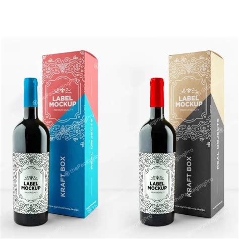 Wholesale Customized Printed Logo Brand Advertising Luxury Kraft Liquor
