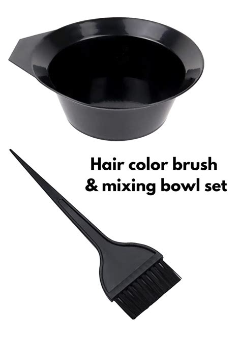 Hair Color Brush And Mixing Bowl Set Asian Authentic