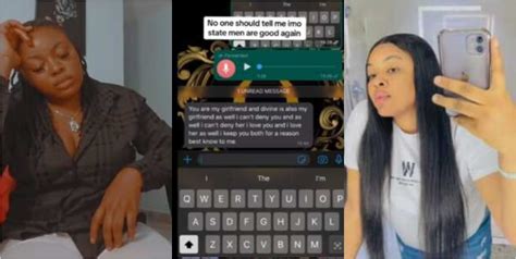 Lady Leaks WhatsApp Chat Discloses Why She Hates Imo State Men Screenshot