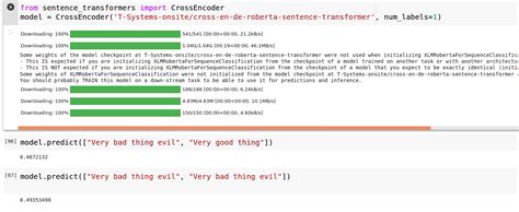 Cross Encoders Return Strange Results · Issue 1499 · Ukplabsentence Transformers · Github