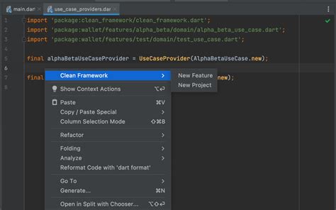 Clean Framework Intellij Ides Plugin Marketplace