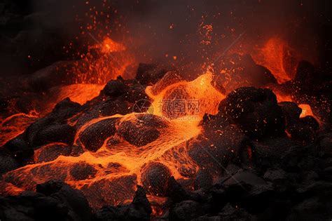 流动的岩浆高清图片下载 正版图片600139854 摄图网