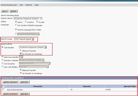 Cisco Unity Connection Call Handlers